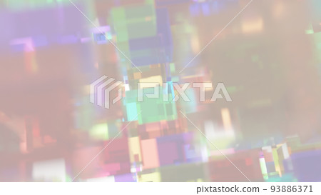 CG particles randomly floating colorful cubes - Stock Illustration ...