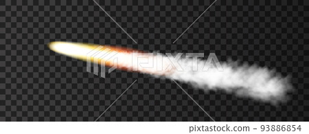 Smoke from military rocket launch. - Stock Illustration [93886854] - PIXTA