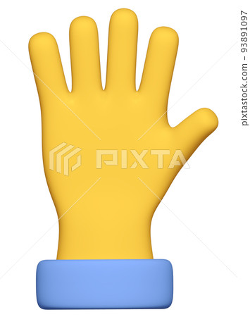 Welcome hand gesture - modern realistic... - Stock Illustration ...