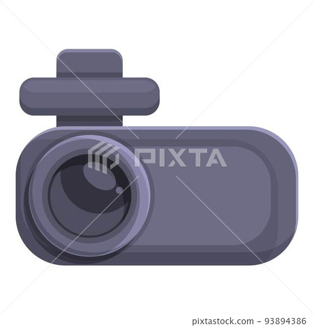 Rec dashcam icon cartoon vector. Video... - Stock Illustration ...
