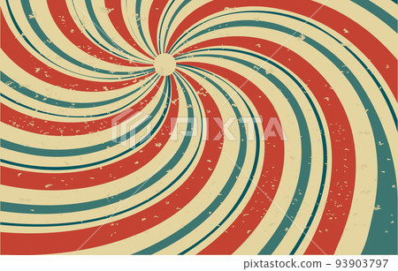 Twirl Twisted Spiral Retro Classic Flat Background - Stock Illustration [93903797] - PIXTA
