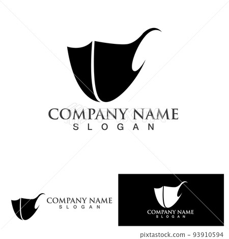 Face protection Mask Vector logo. Medical Mask... - Stock Illustration ...