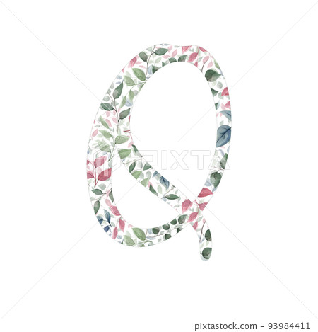 Capital letter Q for text design, holiday... - Stock Illustration ...