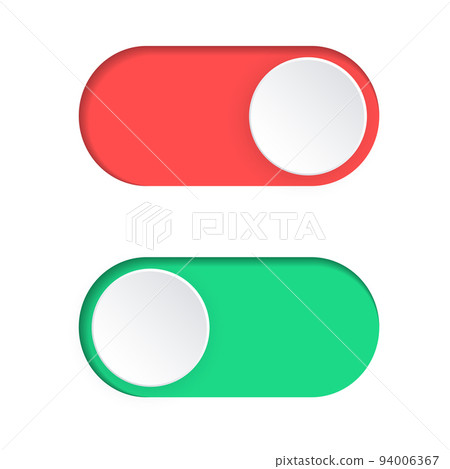 Toggle button icon-插圖素材 [94006367] - PIXTA圖庫