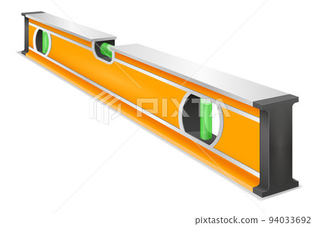 building level measuring device for determining... - Stock Illustration ...