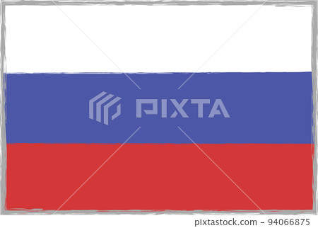 Russian flag [easy-to-familiar soft... - Stock Illustration [94066875 ...