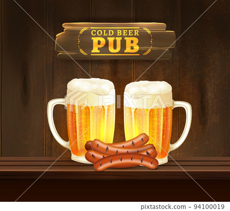 Beer Pub Illustration - Stock Illustration [94100019] - PIXTA