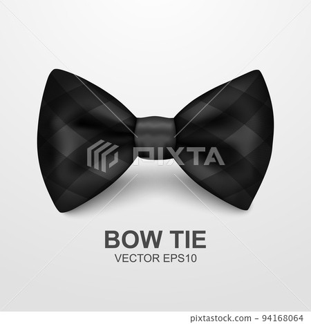 Vector Bow Tie for Father's Day Design. 3d... - Stock Illustration ...