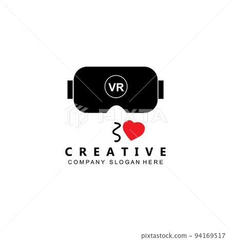 human virtual reality logo vector symbol icon-插圖素材 [94169517] - PIXTA圖庫