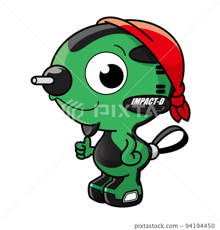 Cute but dependable partner "Impact Driver" - Stock Illustration ...