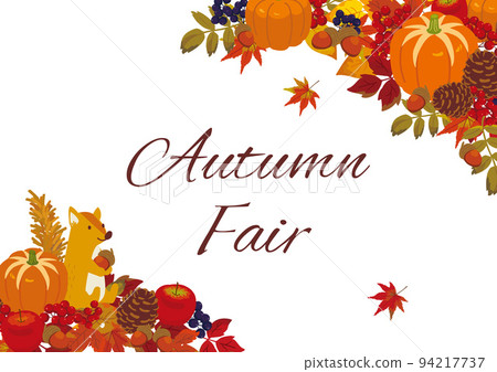 Autumn fair poster - Stock Illustration [94217737] - PIXTA
