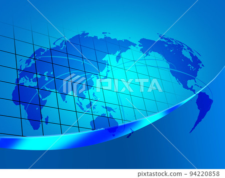 World map centered on Japan - Stock Illustration [94220858] - PIXTA