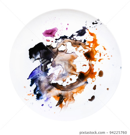decorative plate, abstract pattern - Stock Illustration [94225760] - PIXTA
