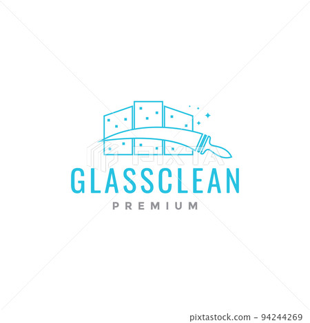 building glass cleaner logo design - Stock Illustration [94244269] - PIXTA