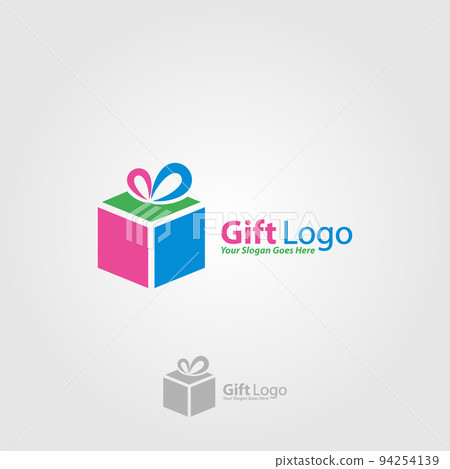 Gift Logo Vector, Icon, Emblem, Gift Shop Logo...-插圖素材 [94254139] - PIXTA圖庫
