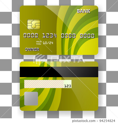 banking card template background yellow wave... - Stock Illustration ...
