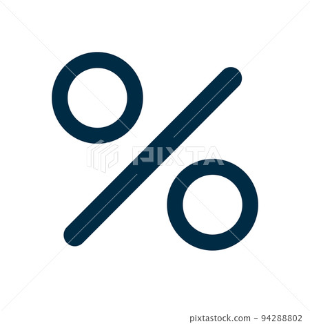 A simple percentage sign. tax rate. vector. - Stock Illustration ...