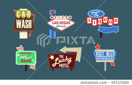 Vintage Street Sign Vector