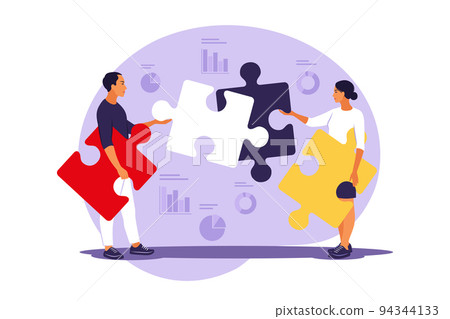Problem solving. creative decision, difficult... - Stock Illustration [94344133] - PIXTA