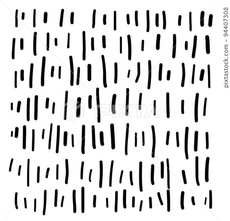 Short vertical dashes of different size - Stock Illustration [94407308 ...