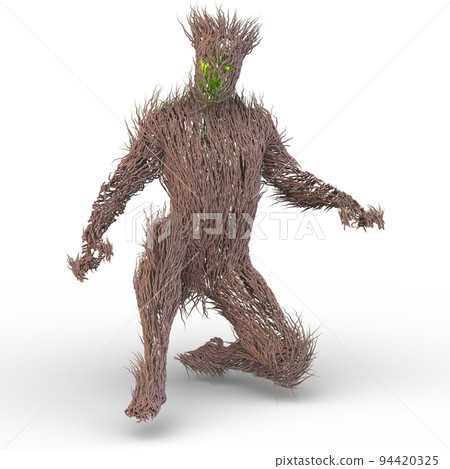 Grass monster - Stock Illustration [94420325] - PIXTA
