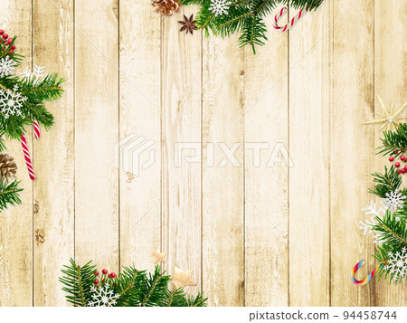 warm christmas background material - Stock Illustration [94458744] - PIXTA