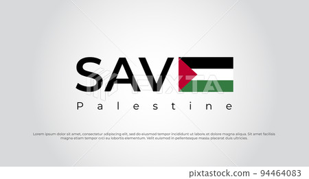 Save Gaza, save Palestine. Save Palestine... - Stock Illustration ...