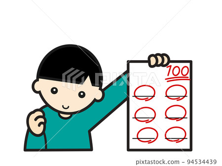 boy with 100 answers - Stock Illustration [94534439] - PIXTA