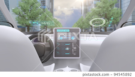 Image game simulation screen showing car...-插圖素材 [94545892] - PIXTA圖庫