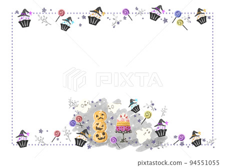 Halloween party (frame) - Stock Illustration [94551055] - PIXTA