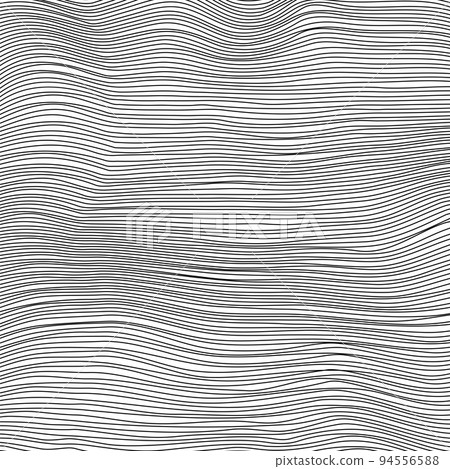 Wave Stripe Background. Grunge Line Textured... - Stock Illustration ...