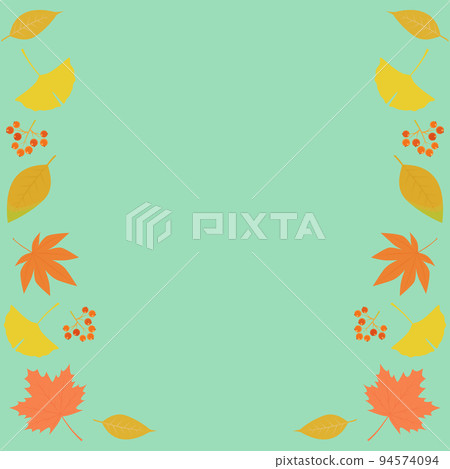 Autumn image background material Autumn plant... - Stock Illustration ...