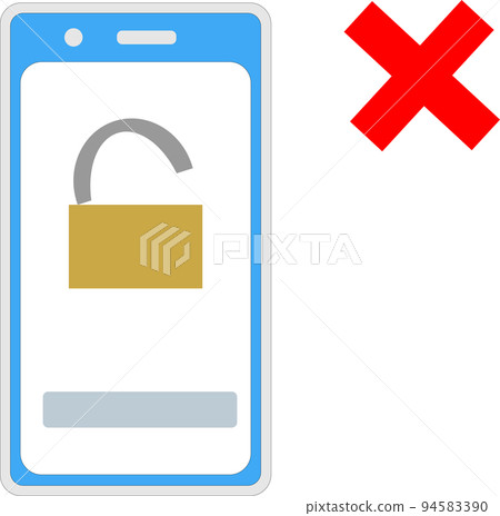 unlocked smartphone - Stock Illustration [94583390] - PIXTA