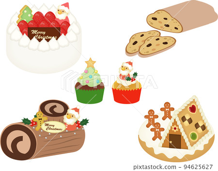 Christmas sweets set - Stock Illustration [94625627] - PIXTA