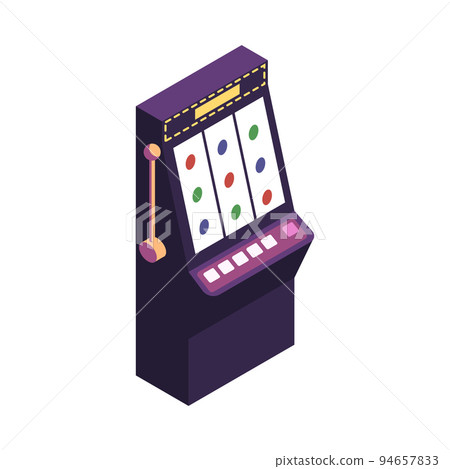 Isometric Slot Machine-插圖素材 [94657833] - PIXTA圖庫