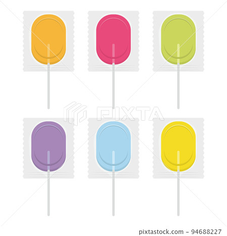 Stick candy illustration set - Stock Illustration [94688227] - PIXTA
