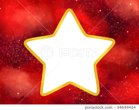 red galaxy star frame - Stock Illustration [94699484] - PIXTA