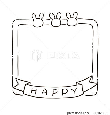 frame border cartoon doodle kawaii anime...-插圖素材 [94702009] - PIXTA圖庫