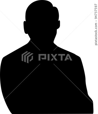 manager silhouette - Stock Illustration [94737597] - PIXTA