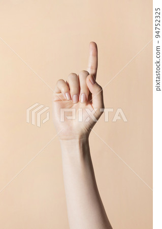 beauty hands motion series_number one hand motion - Stock Photo ...