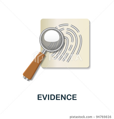 Evidence icon. 3d illustration from crime...-插圖素材 [94769816] - PIXTA圖庫