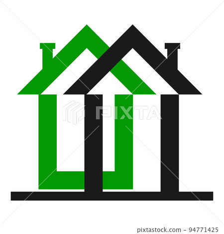 team real estate logo template Isolated-插圖素材 [94771425] - PIXTA圖庫