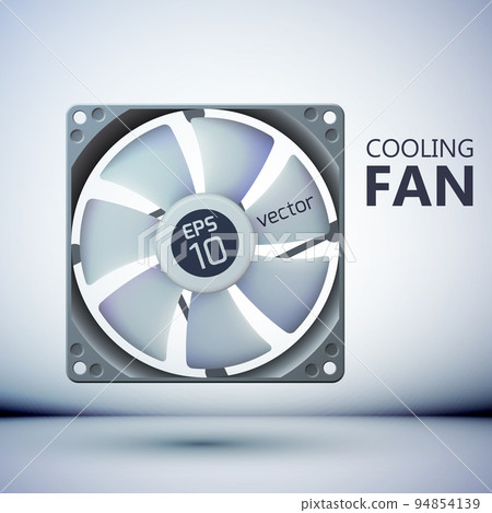Computer Cooling System Design Concept - Stock Illustration [94854139 ...