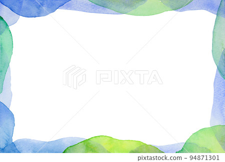 frame painted in watercolor - Stock Illustration [94871301] - PIXTA