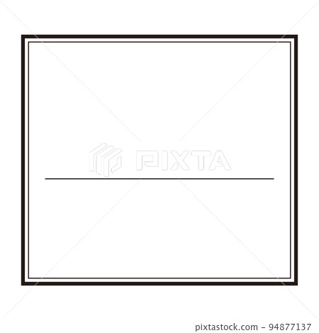 Simple square frame - Stock Illustration [94877137] - PIXTA