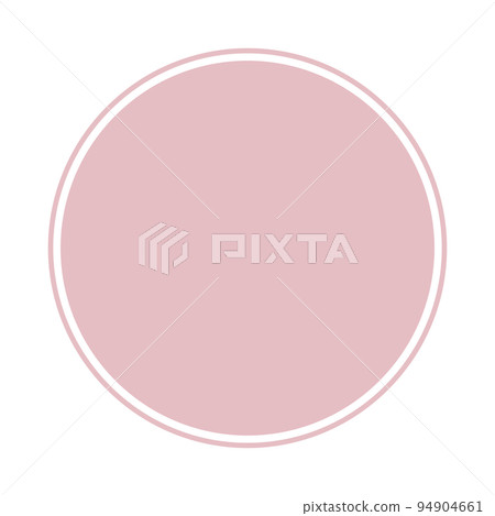 simple round frame - Stock Illustration [94904661] - PIXTA