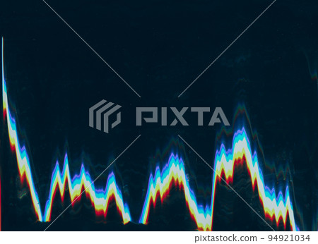 Glitch screen. Distortion texture. Analog... - Stock Illustration ...