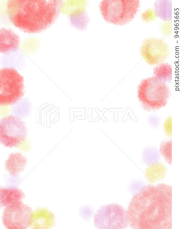 Pastel color polka dot frame - Stock Illustration [94965665] - PIXTA