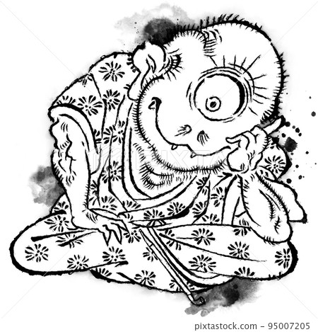 Ukiyo-e Youkai Part 60 Ink Version - Stock Illustration [95007205] - PIXTA