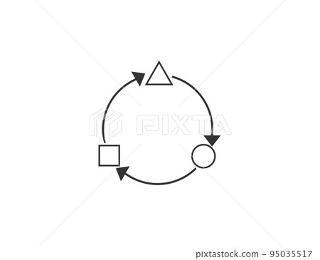 Adaptation, change icon. Vector illustration - Stock Illustration ...